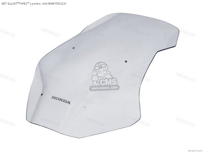 64100MKTD01ZA: SET ILLUST*TYPE1* Honda - buy the 64100-MKT-D01ZA at CMSNL