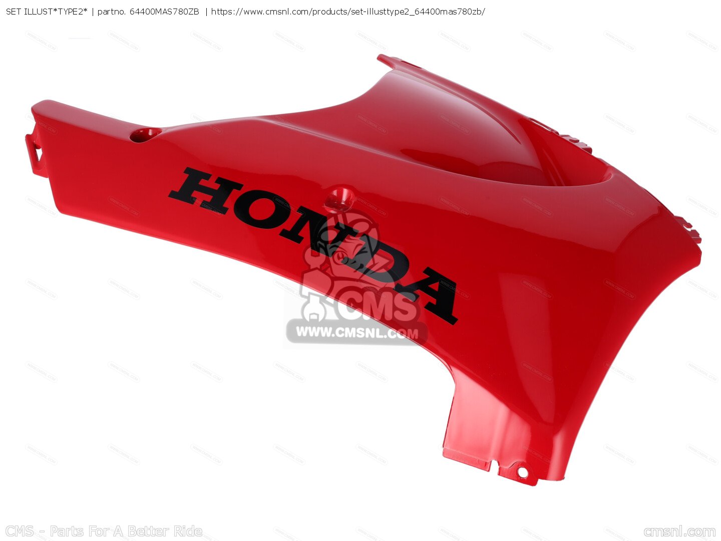 64400MAS780ZB: Set Illust*type2* Honda - buy the 64400-MAS-780ZB at CMSNL