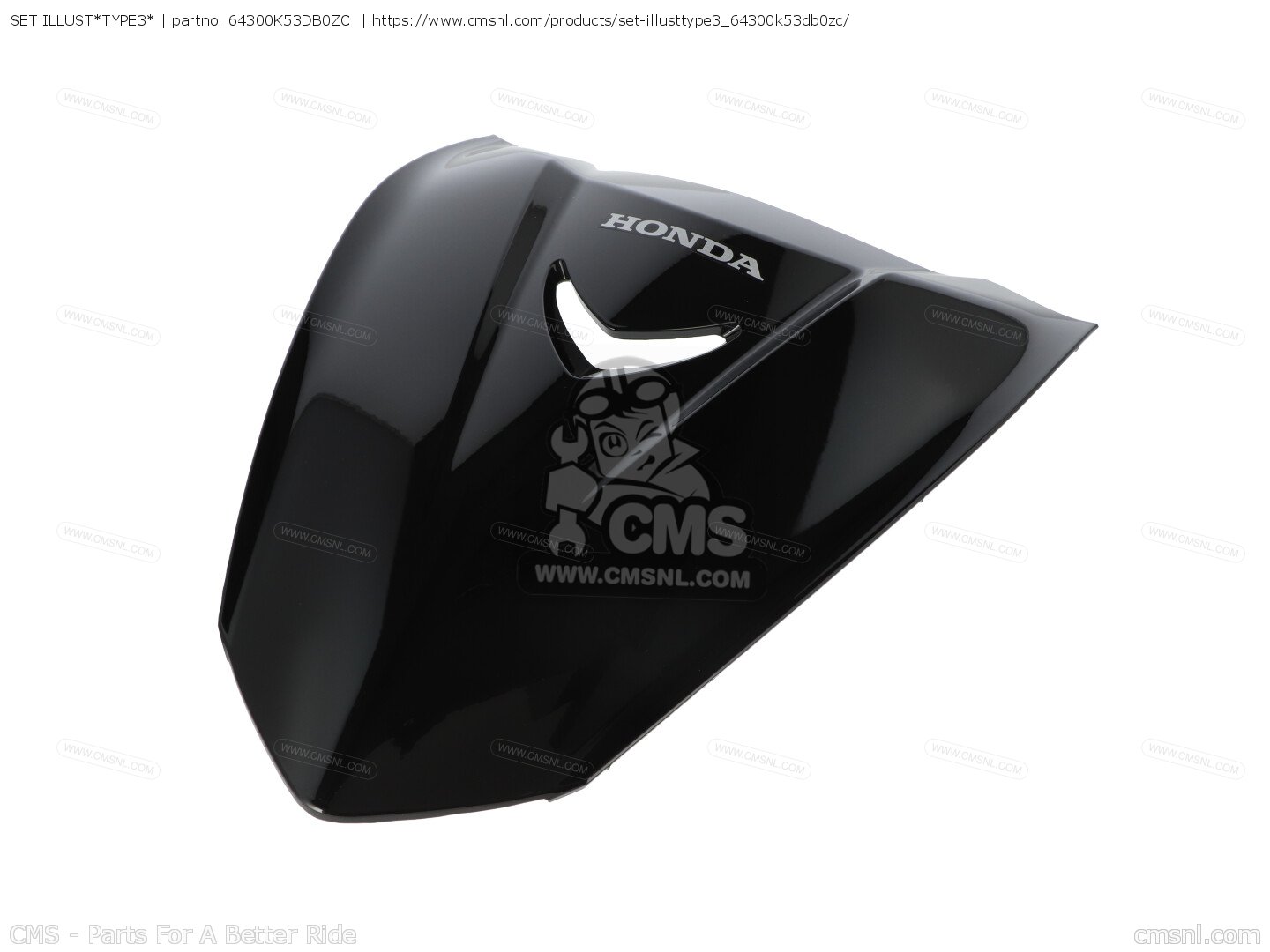 64300K53DB0ZC: SET ILLUST*TYPE3* Honda - buy the 64300-K53-DB0ZC at CMSNL