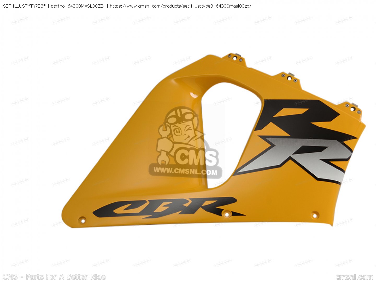 64300MASL00ZB: SET ILLUST*TYPE3* Honda - buy the 64300-MAS-L00ZB at CMSNL