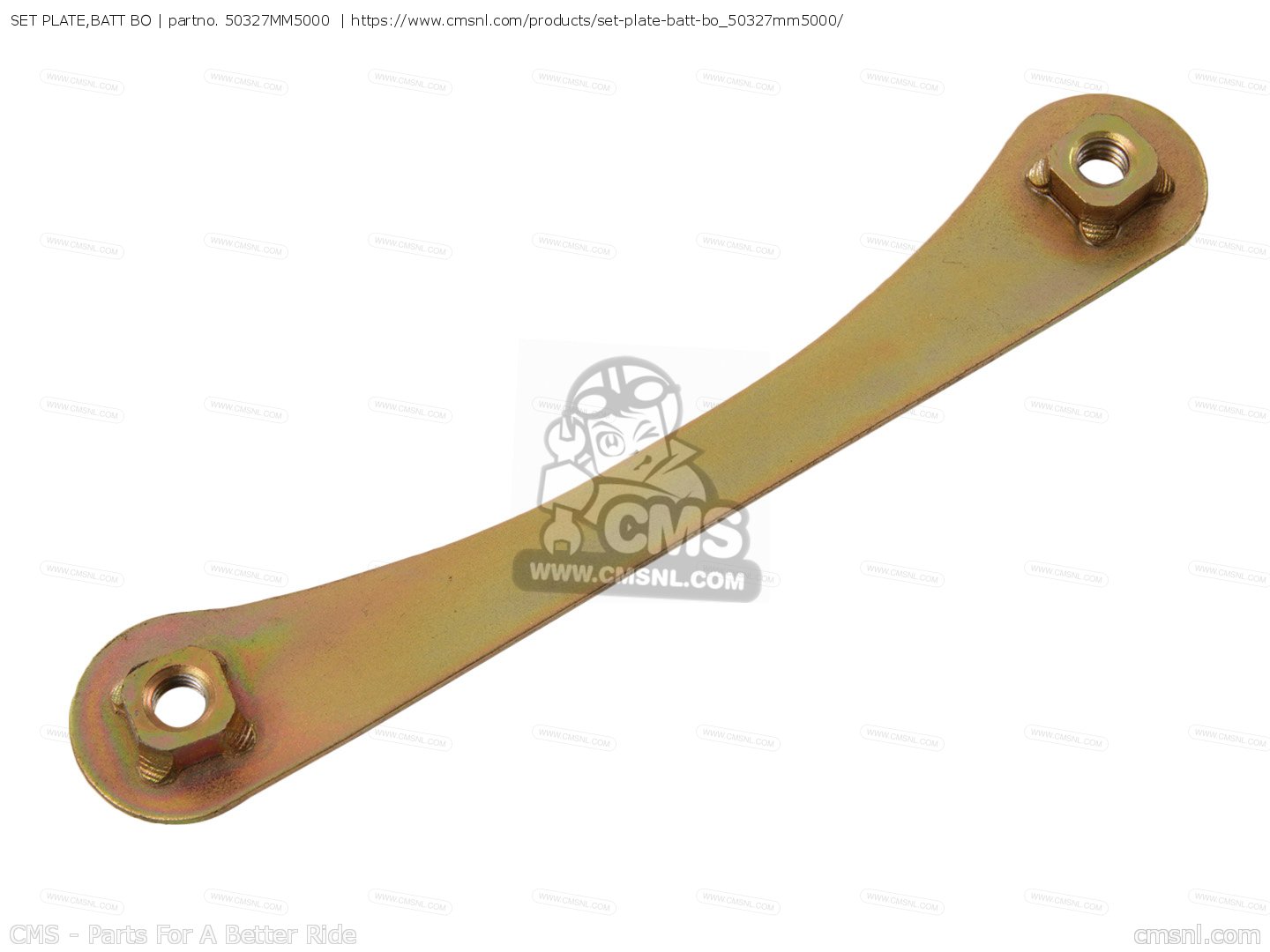 SET PLATE,BATT BO for CBR750F SUPER AERO 1987 (H) JAPAN - order at CMSNL