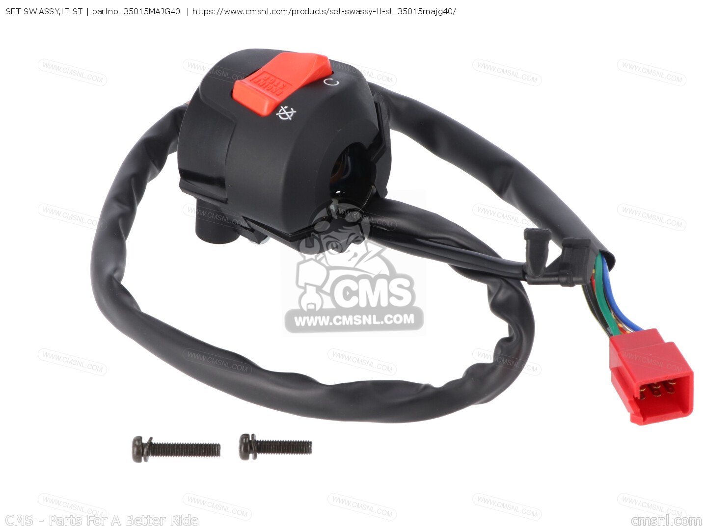 35015MAJG40: SET SW.ASSY,LT ST Honda - buy the 35015-MAJ-G40 at CMSNL