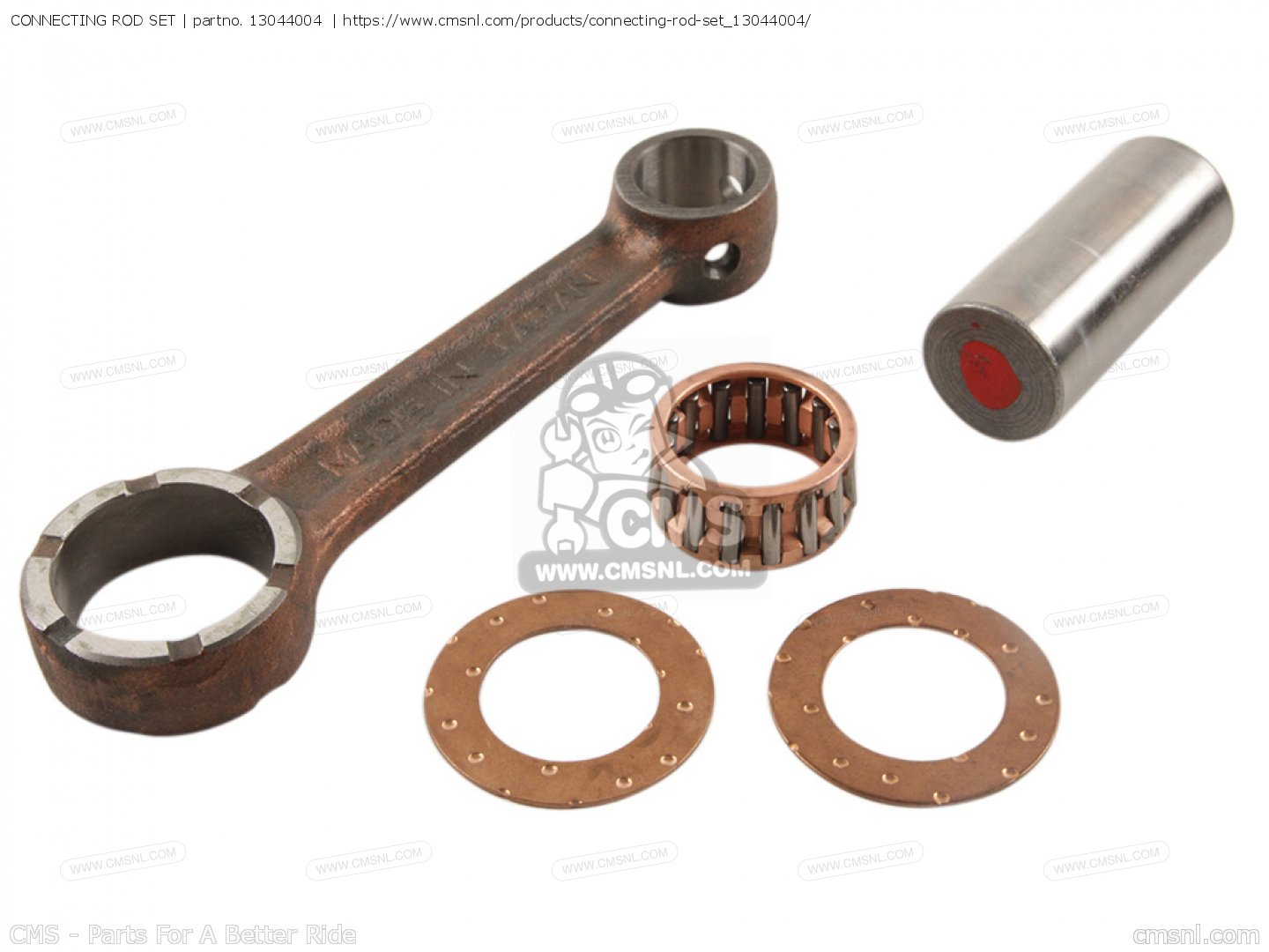 13044004: SET-CONNECTING ROD Kawasaki - buy the 13044-004 at CMSNL