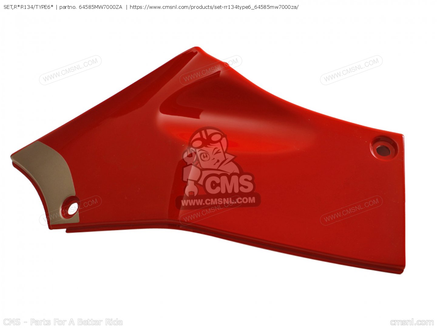 64585MW7000ZA: Set,r*r134/type6* Honda - buy the 64585-MW7-000ZA at CMSNL