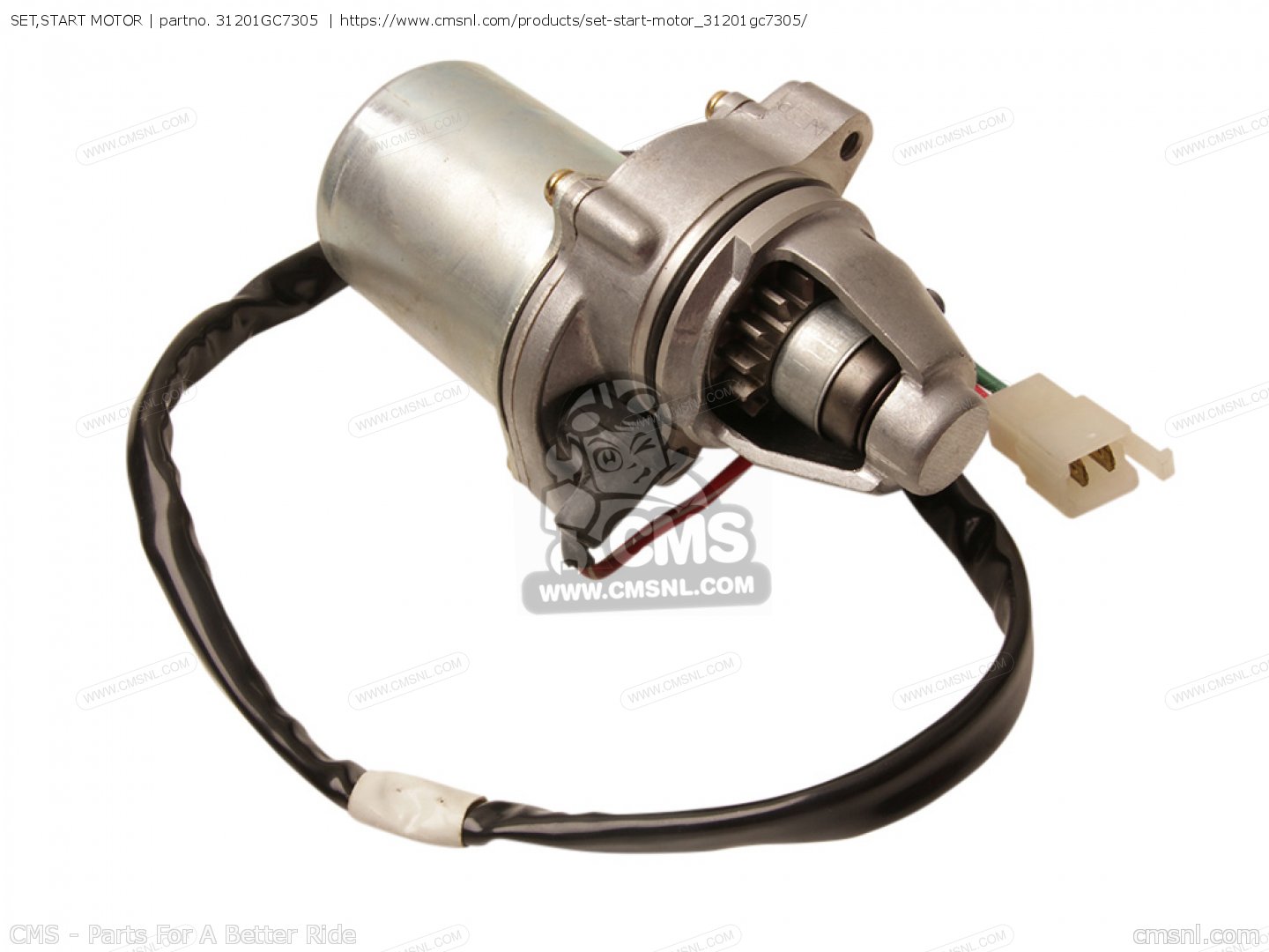 31201GC7305: Set,start Motor Honda - buy the 31201-GC7-305 at CMSNL