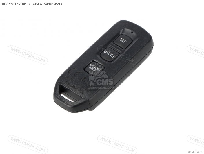 72148K0FD12: SET,TRANSMITTER A Honda - buy the 72148-K0F-D12 at CMSNL