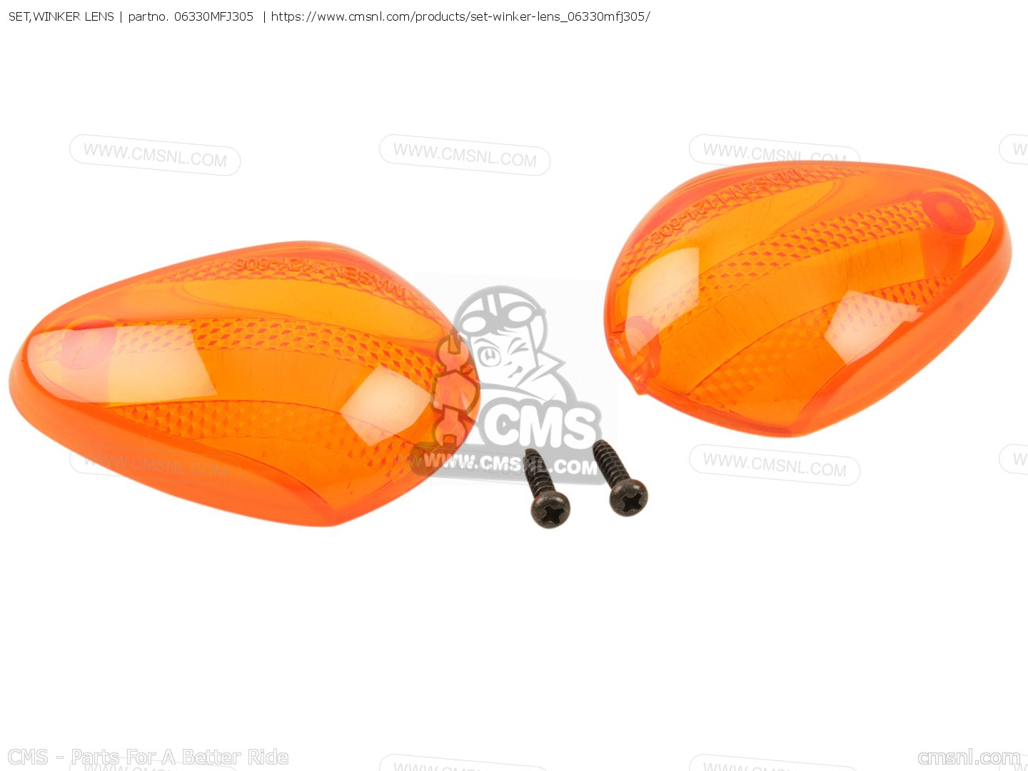 06330MFJ305: Set,winker Lens Honda - buy the 06330-MFJ-305 at CMSNL