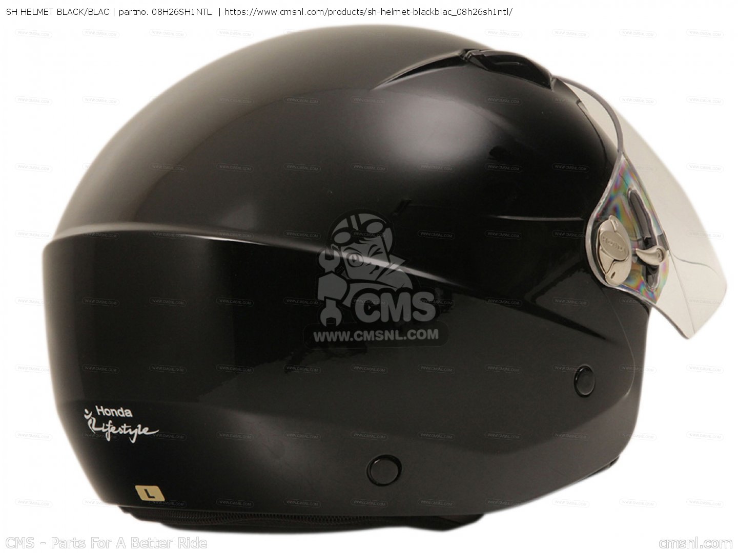 08H26SH1NTL: Sh Helmet Black/blac Honda - buy the 08H26-SH1-NTL at CMSNL