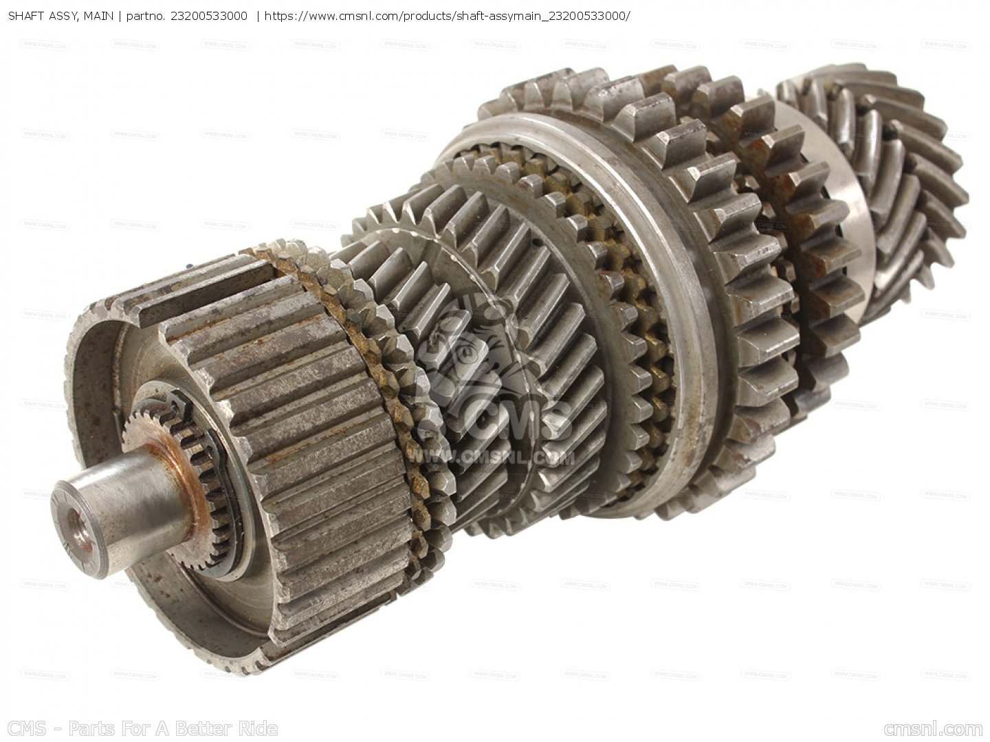 23200533000: Shaft Assy, Main Honda - buy the 23200-533-000 at CMSNL