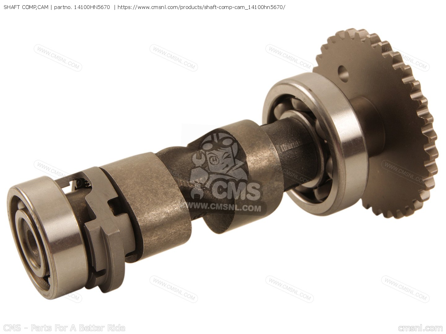 SHAFT COMP,CAM for TRX350TM FOURTRAX 2002 (2) USA - order at CMSNL