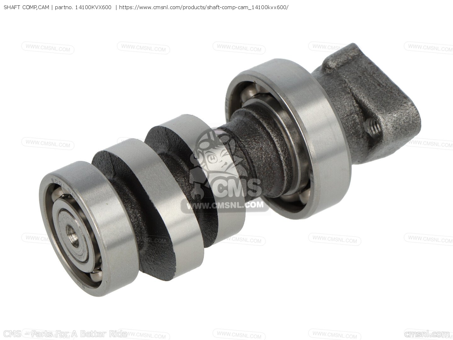 14100KVX600: SHAFT COMP,CAM Honda - buy the 14100-KVX-600 at CMSNL