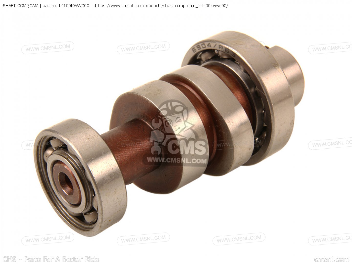 14100KWWC00: SHAFT COMP,CAM Honda - buy the 14100-KWW-C00 at CMSNL