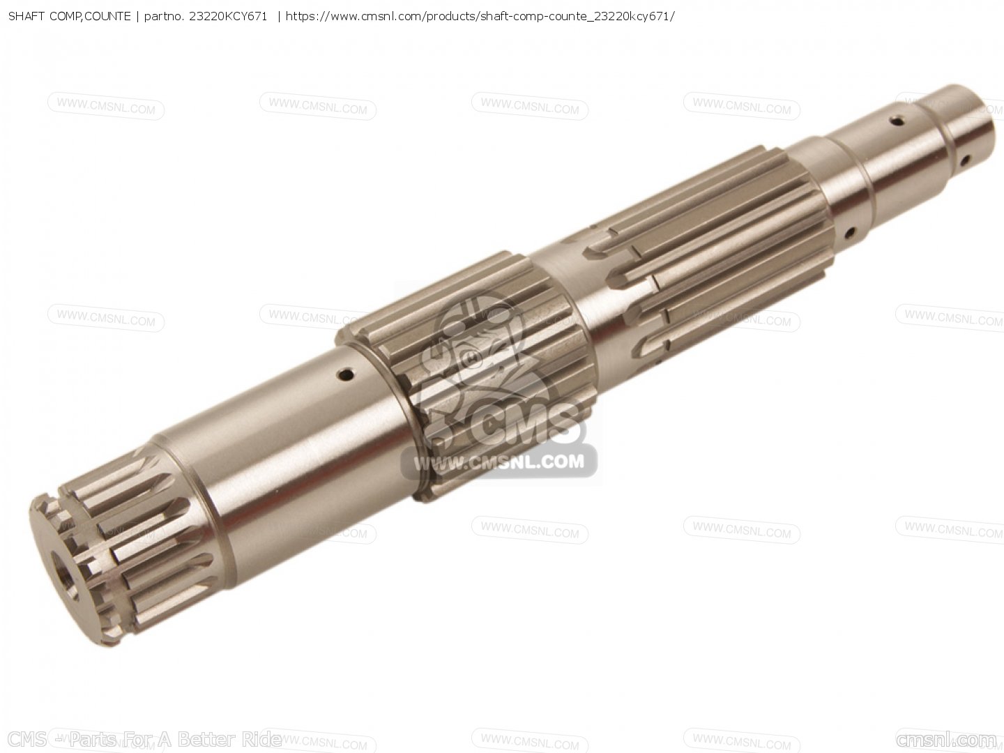 23220KCY671: SHAFT COMP,COUNTE Honda - buy the 23220-KCY-671 at CMSNL