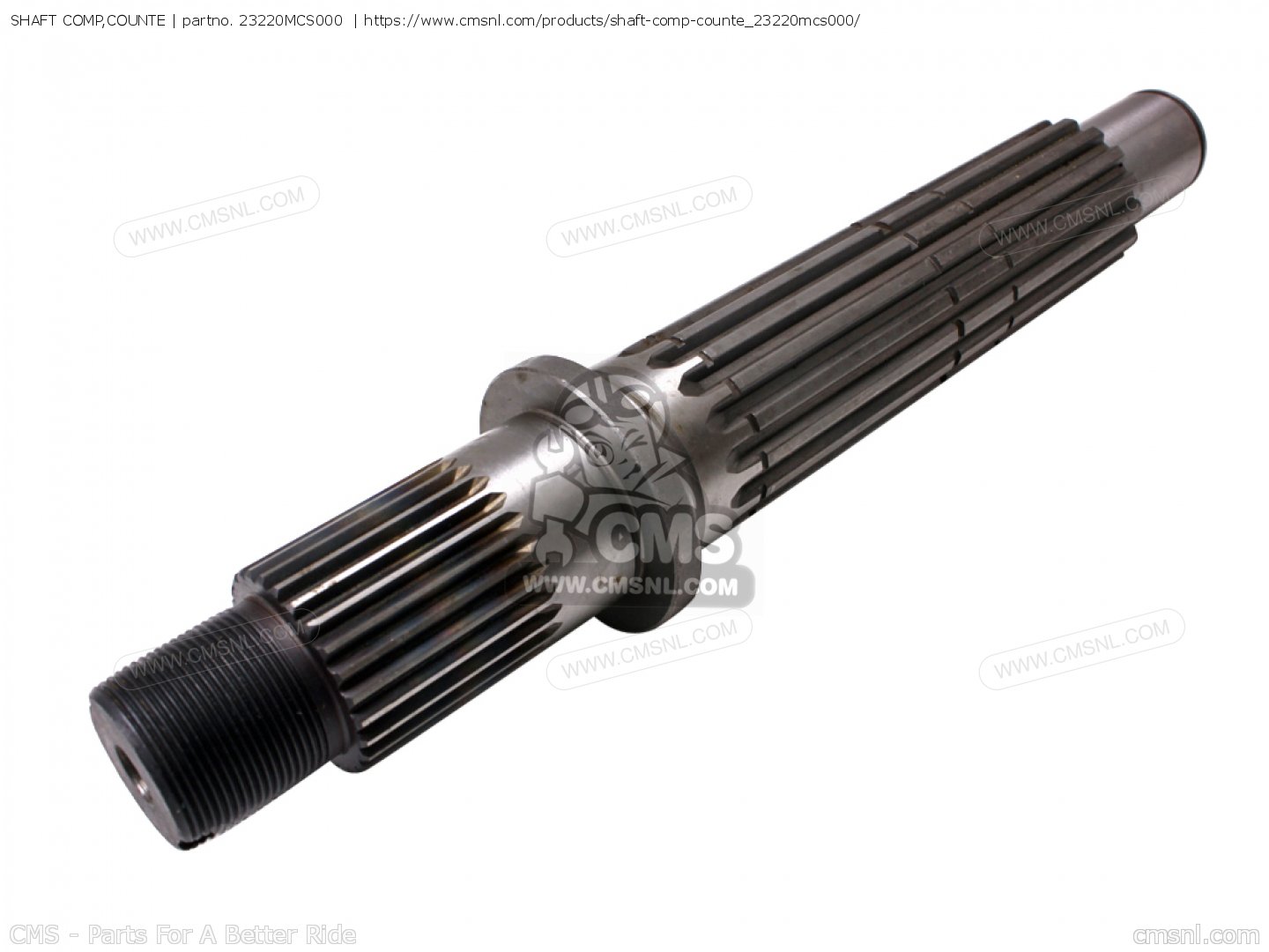 23220MCS000: Shaft Comp,counte Honda - buy the 23220-MCS-000 at CMSNL