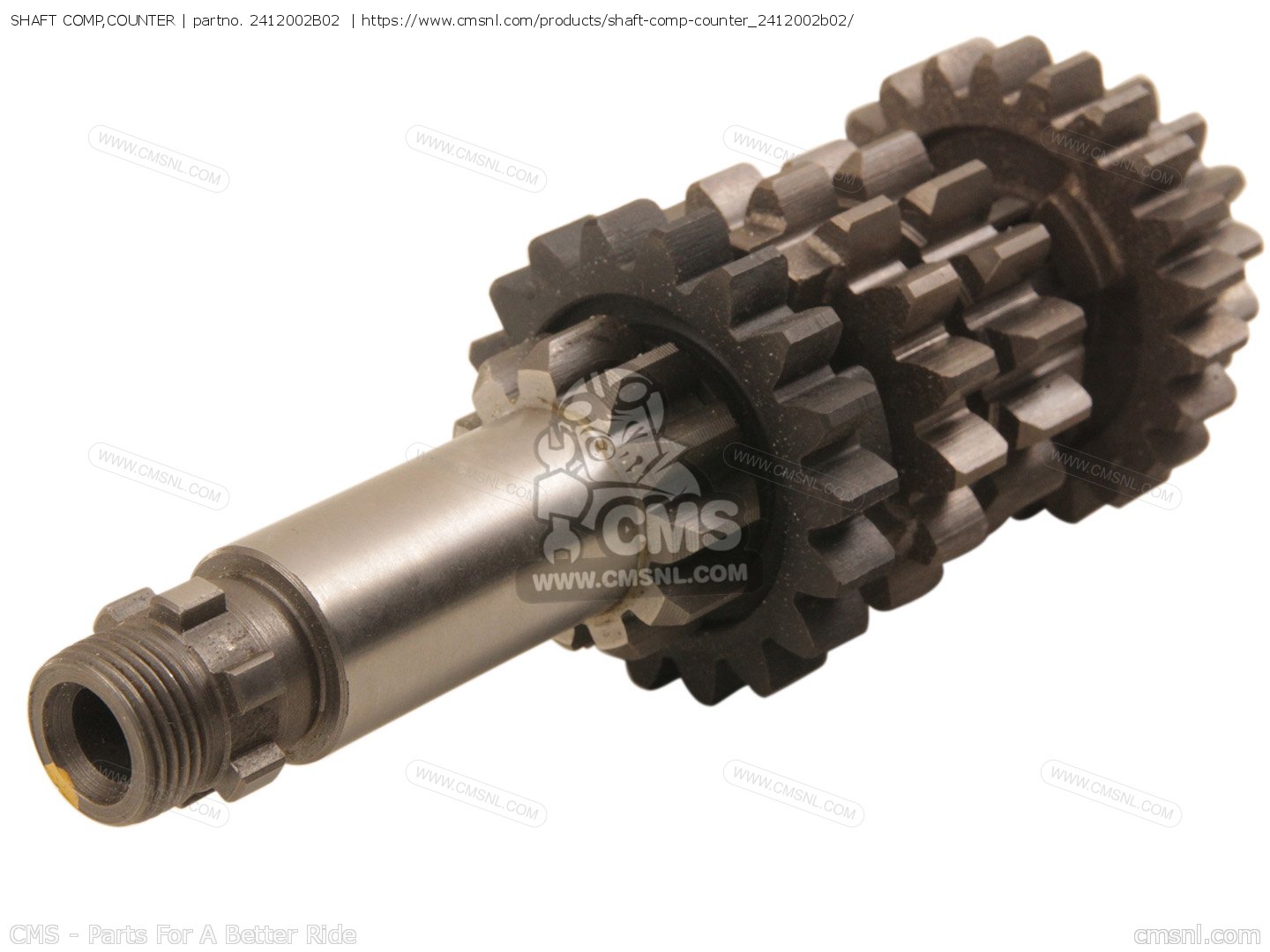 2412002B02: SHAFT COMP,COUNTER Suzuki - buy the 24120-02B02 at CMSNL