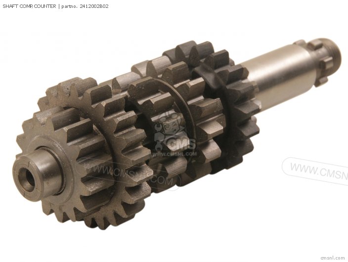 2412002B02: SHAFT COMP,COUNTER Suzuki - buy the 24120-02B02 at CMSNL
