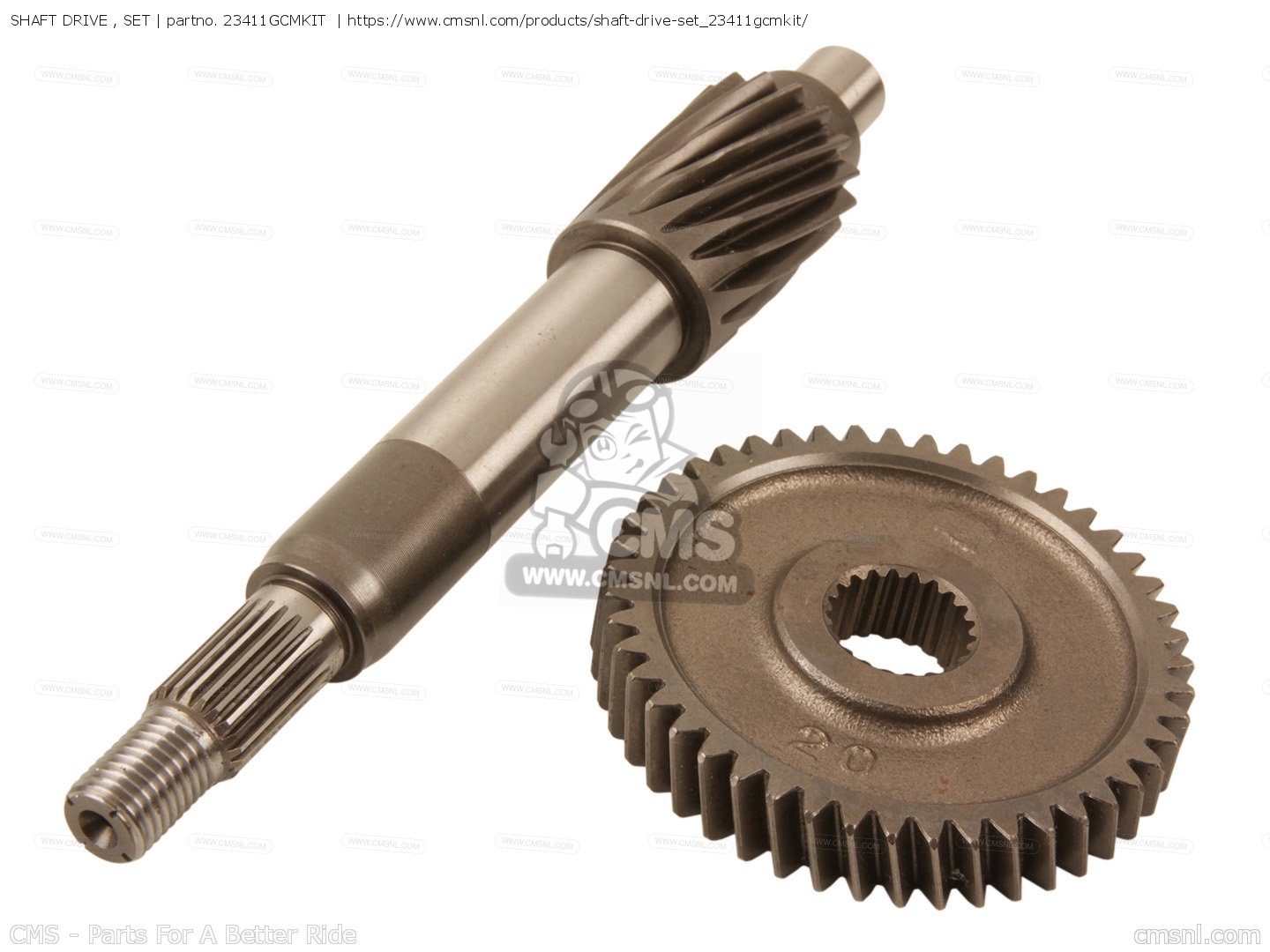 23411GCMKIT: SHAFT DRIVE , SET Honda - buy the 23411-GCM-KIT at CMSNL