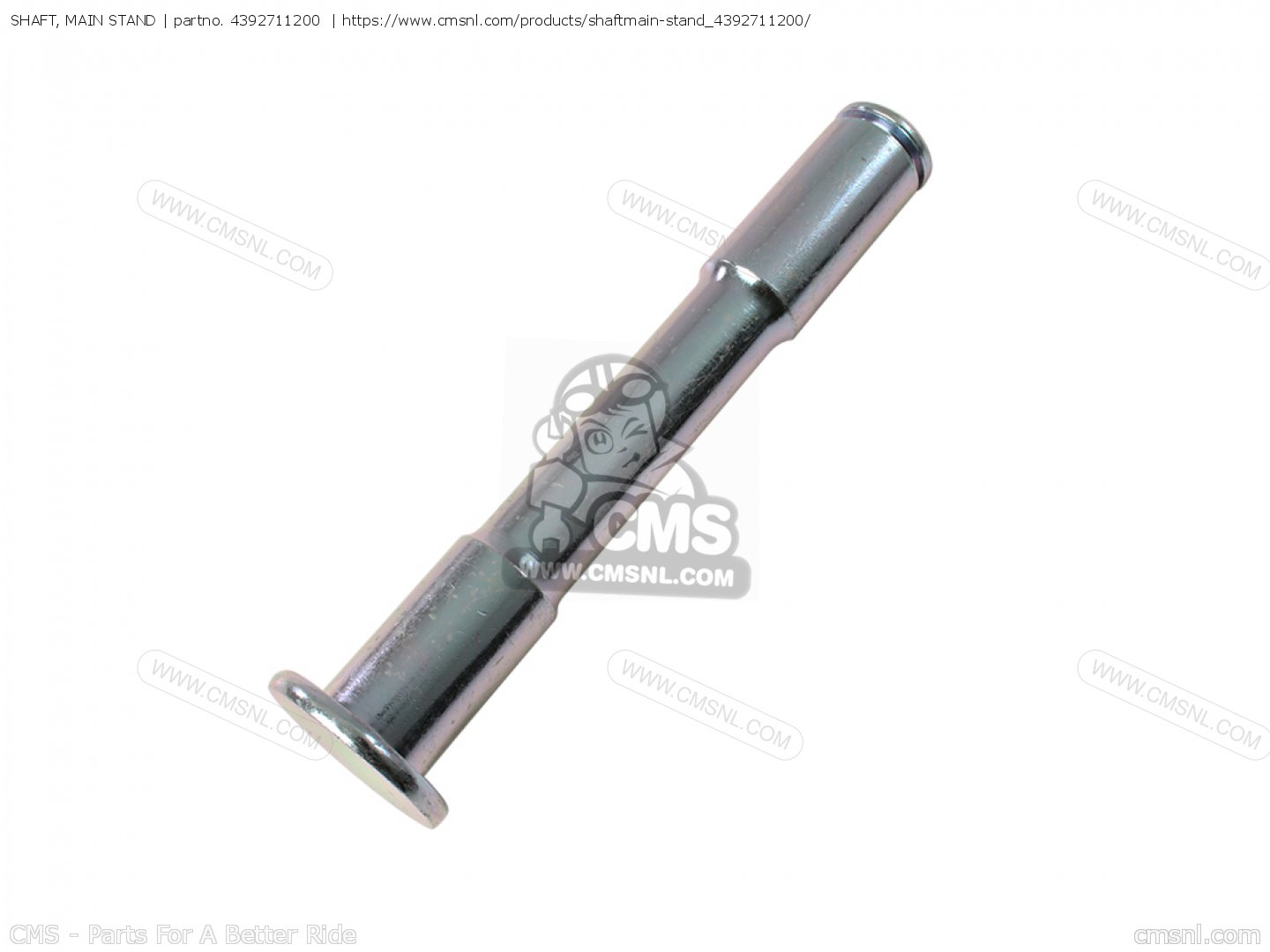 SHAFT, MAIN STAND for Yamaha - order at CMSNL