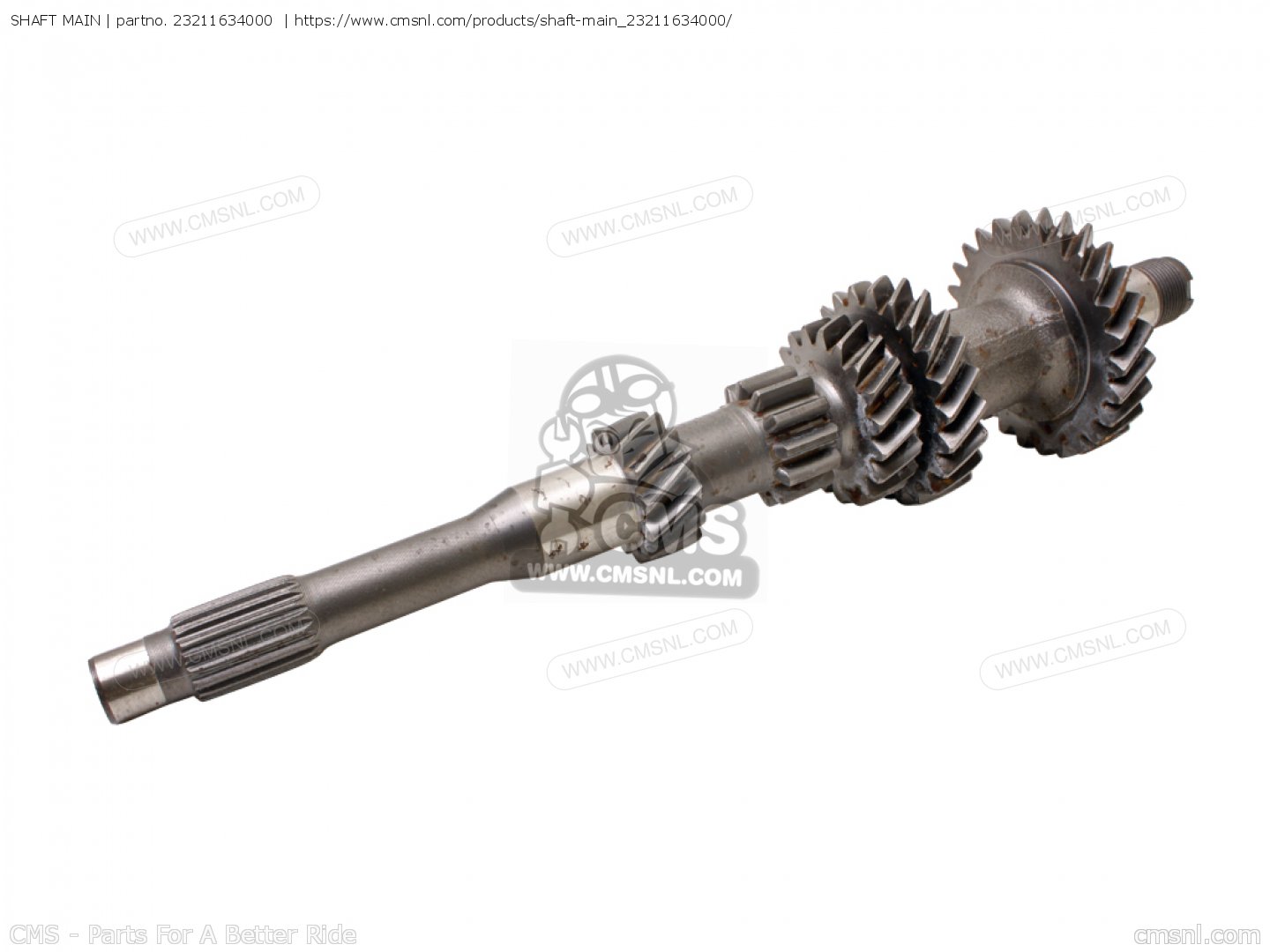 23211634000: Shaft Main Honda - buy the 23211-634-000 at CMSNL