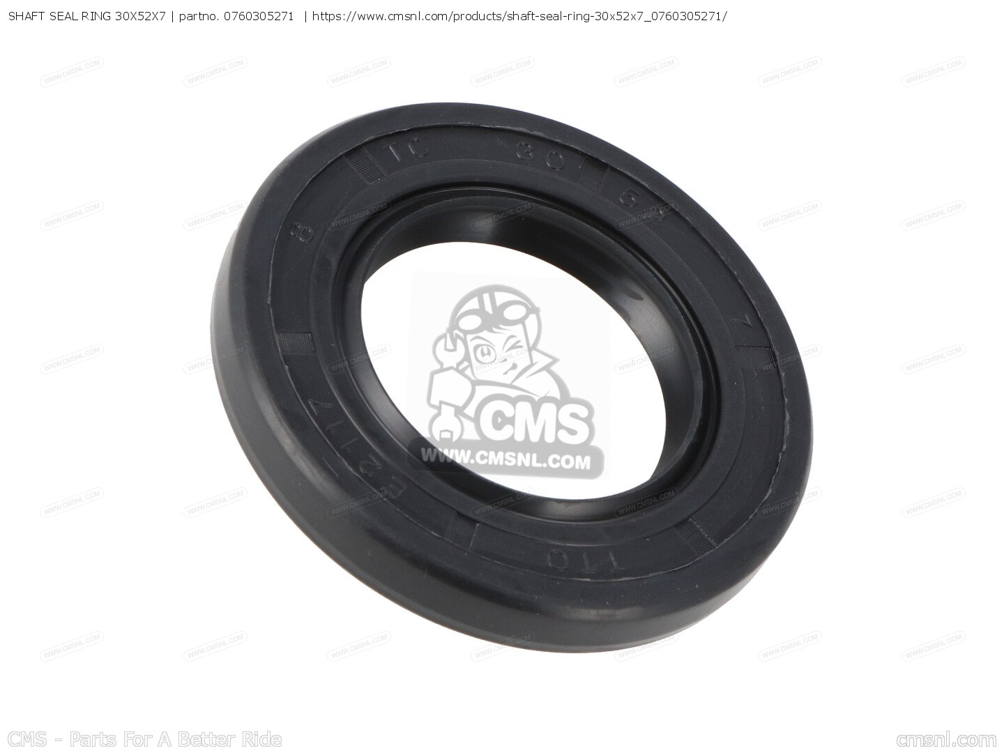 SHAFT SEAL RING 30X52X7 for KTM - order at CMSNL