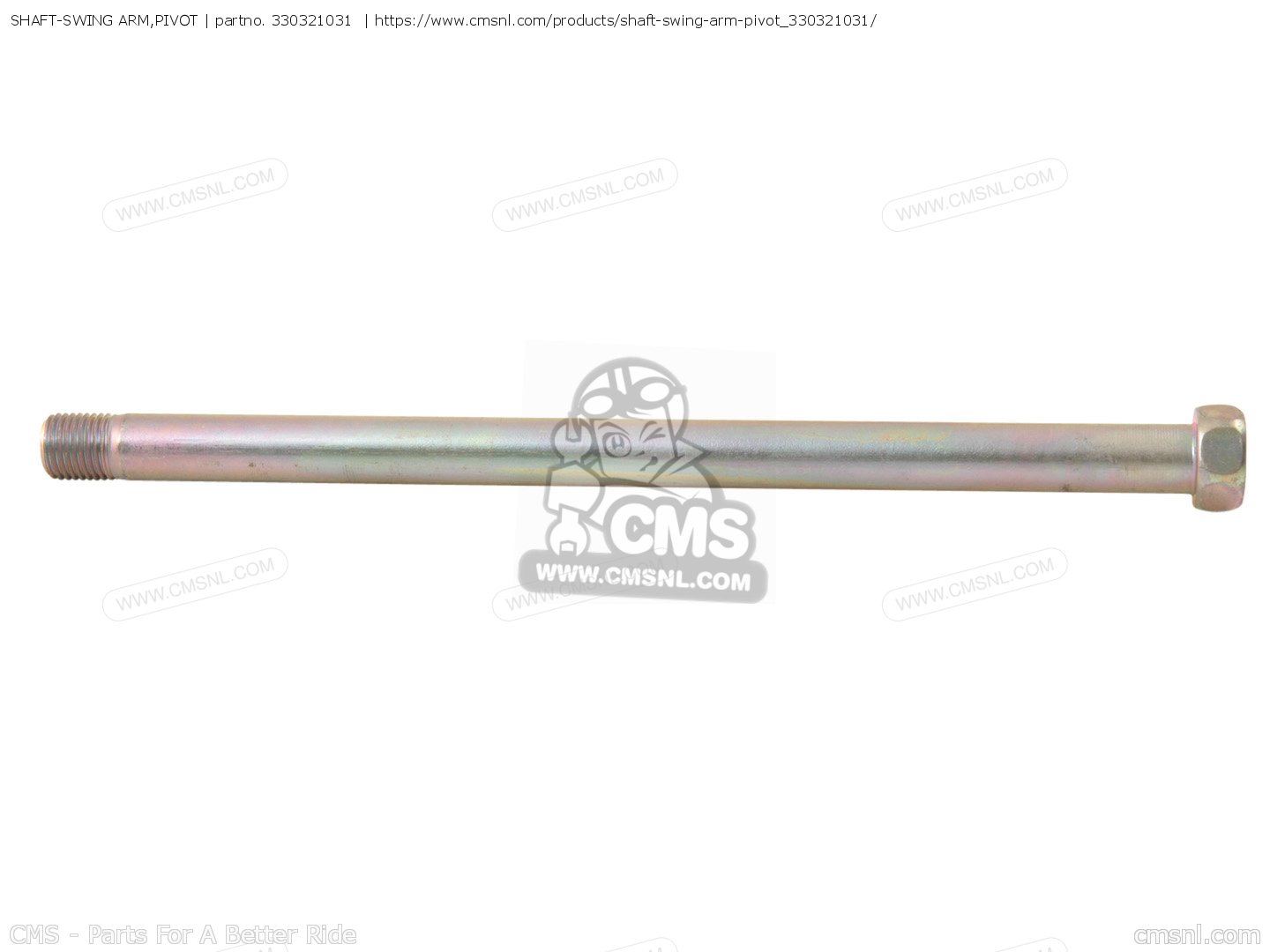 SHAFT-SWING ARM,PIVOT for KX60-B15 1999 USA CANADA - order at CMSNL