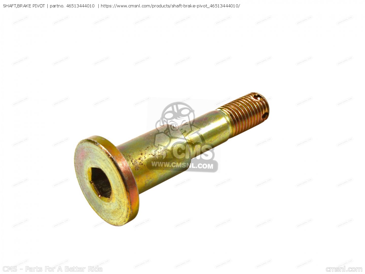 46513444010: SHAFT,BRAKE PIVOT Honda - buy the 46513-444-010 at CMSNL