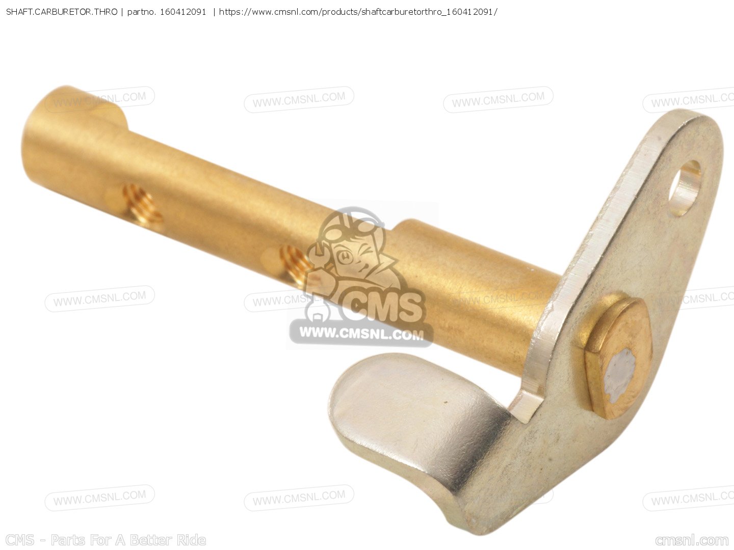 160412091: SHAFT.CARBURETOR.THRO Kawasaki - buy the 16041-2091 at CMSNL