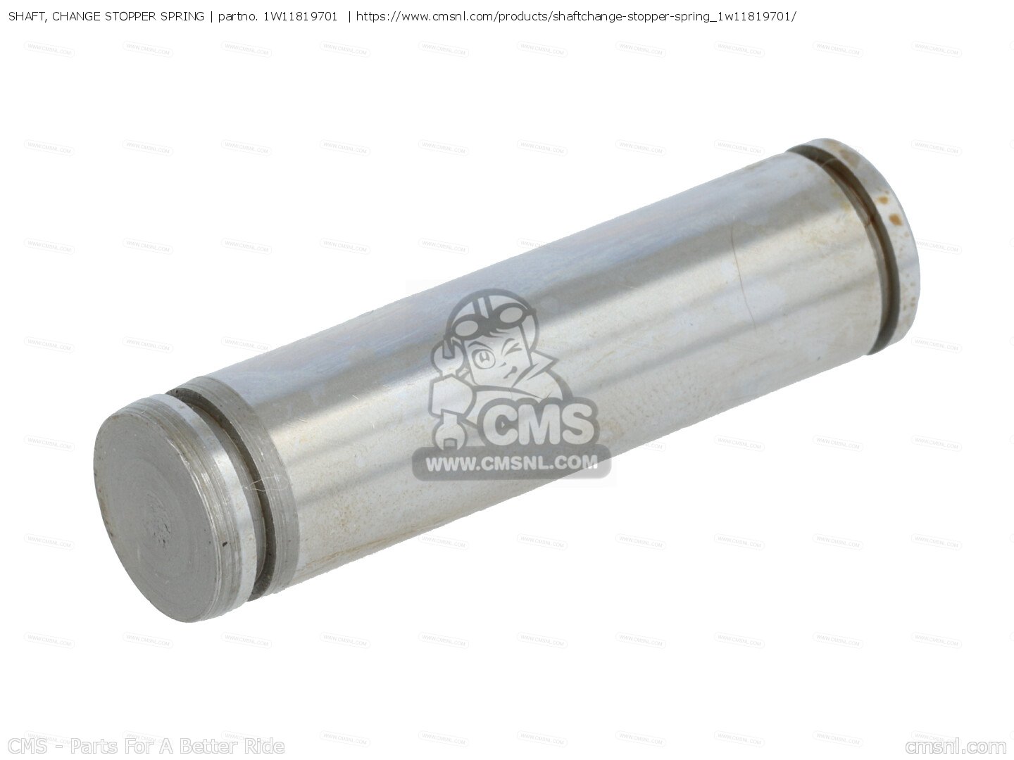 SHAFT, CHANGE STOPPER SPRING for YT125G 1980 - order at CMSNL