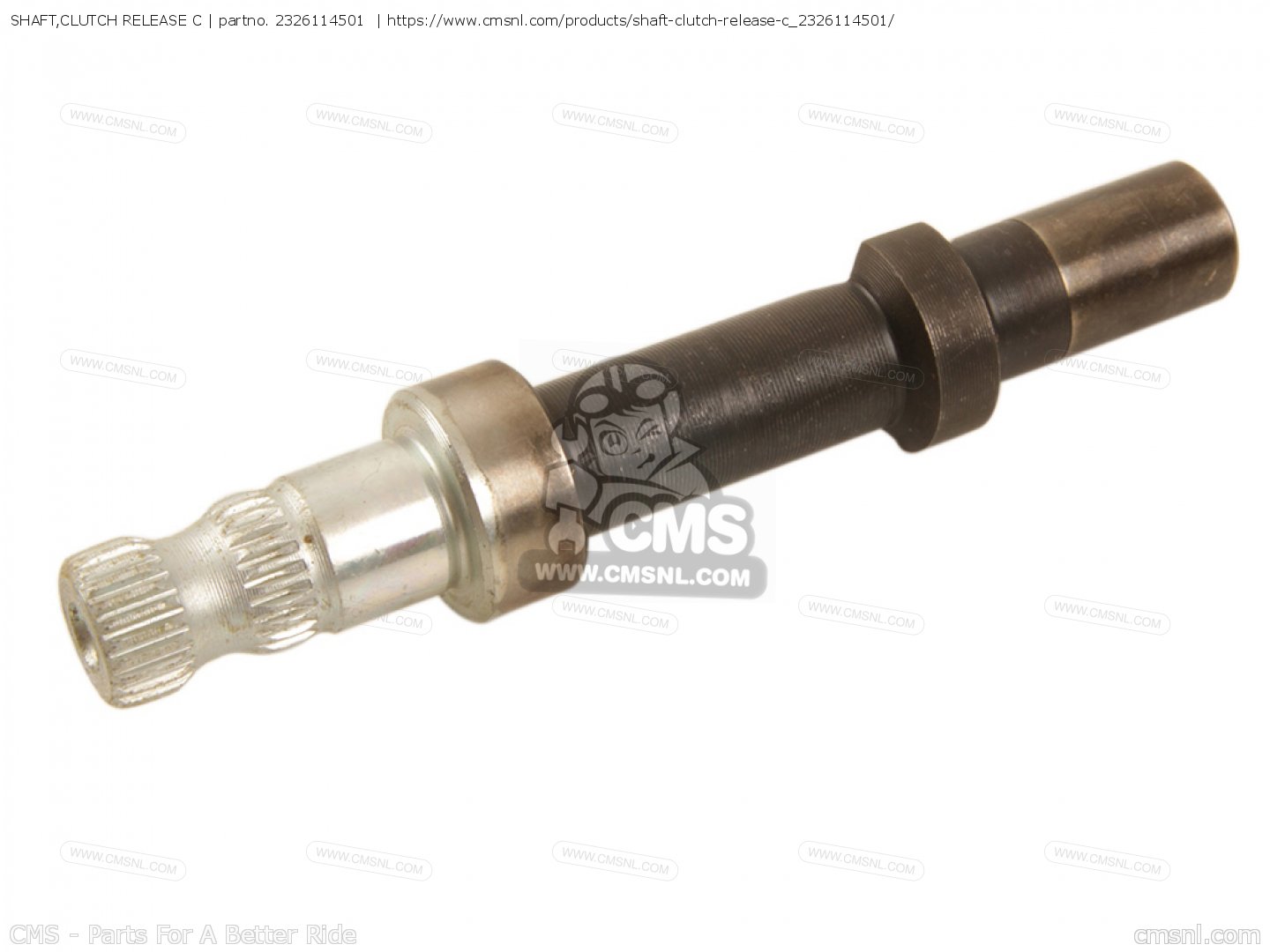 2326114501: SHAFT,CLUTCH RELEASE C Suzuki - buy the 23261-14501 at CMSNL