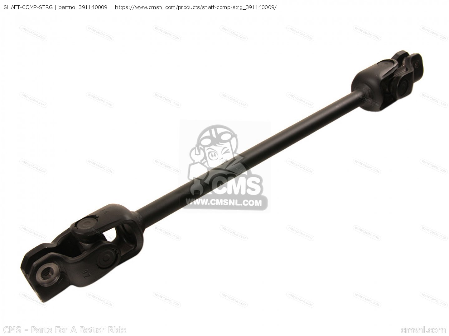 391140009: SHAFT-COMP-STRG Kawasaki - buy the 39114-0009 at CMSNL