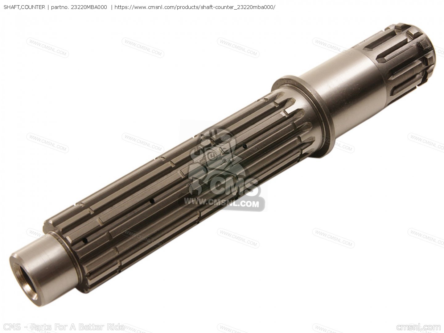 SHAFT,COUNTER for Honda - order at CMSNL