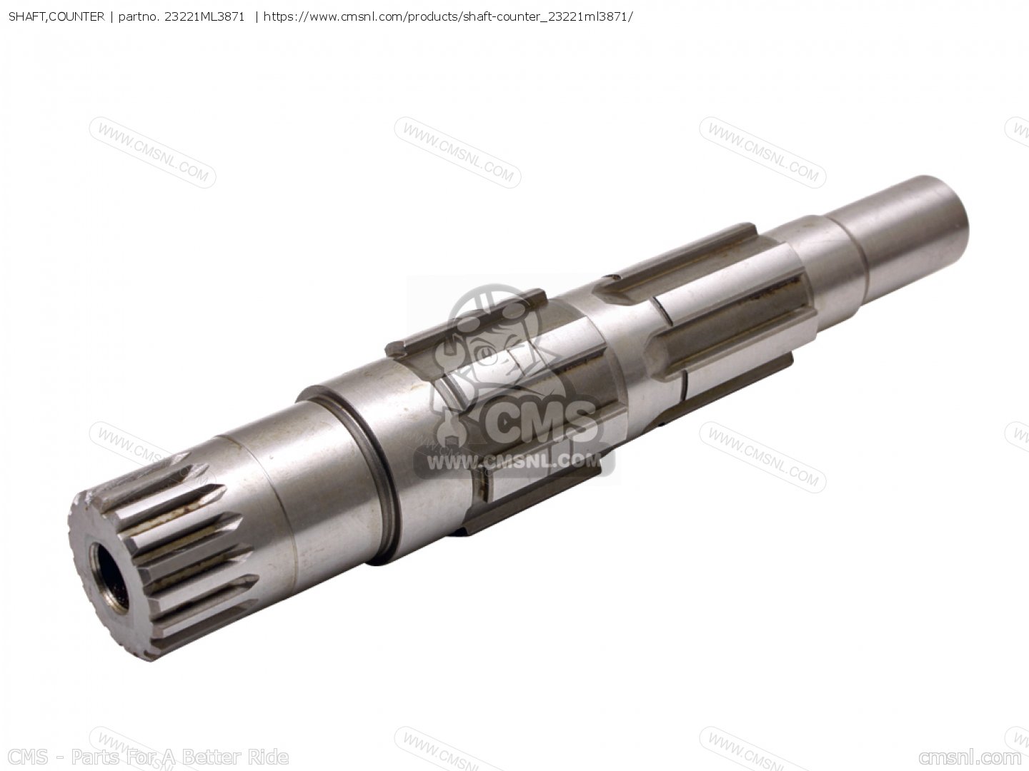 23221ML3871: SHAFT,COUNTER Honda - buy the 23221-ML3-871 at CMSNL