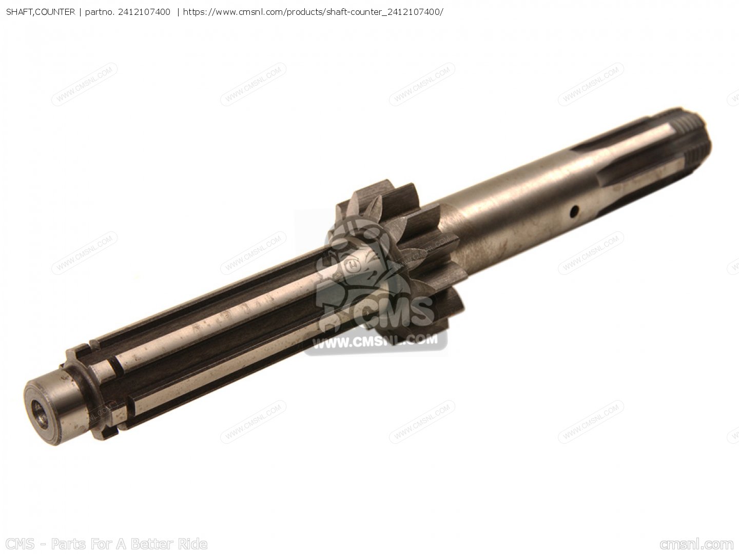 2412107400: SHAFT,COUNTER Suzuki - buy the 24121-07400 at CMSNL