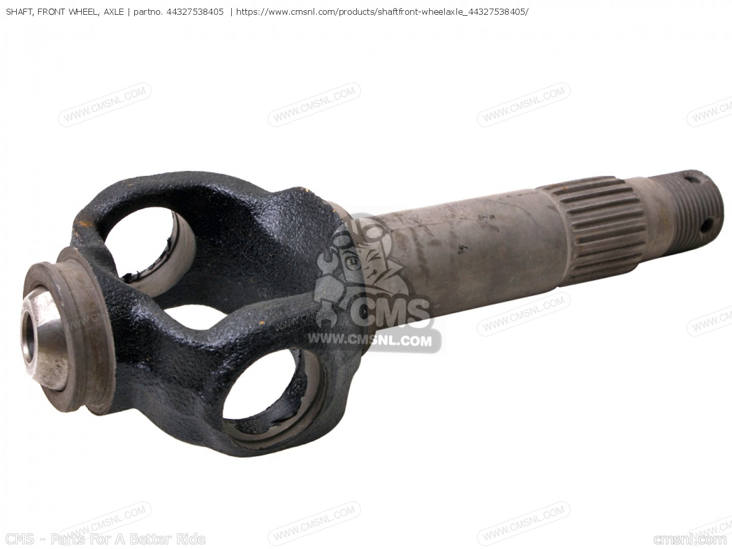 44327538405: Shaft, Front Wheel, Axle Honda - buy the 44327-538-405 at ...