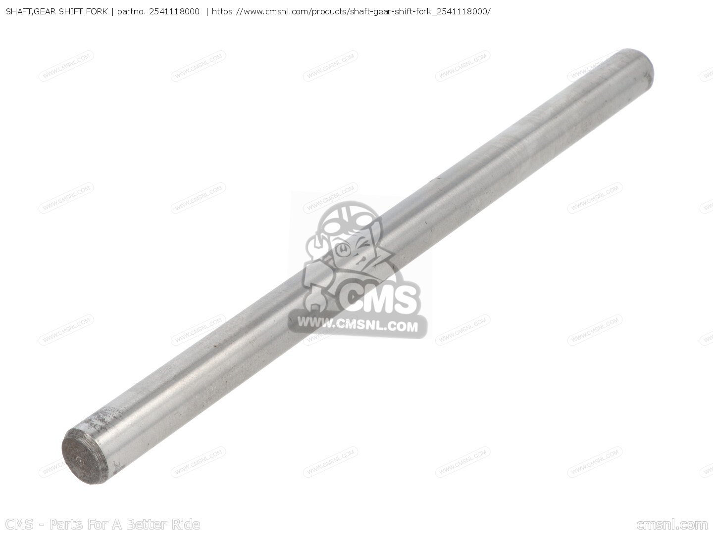 2541118000: SHAFT,GEAR SHIFT FORK Suzuki - buy the 25411-18000 at CMSNL