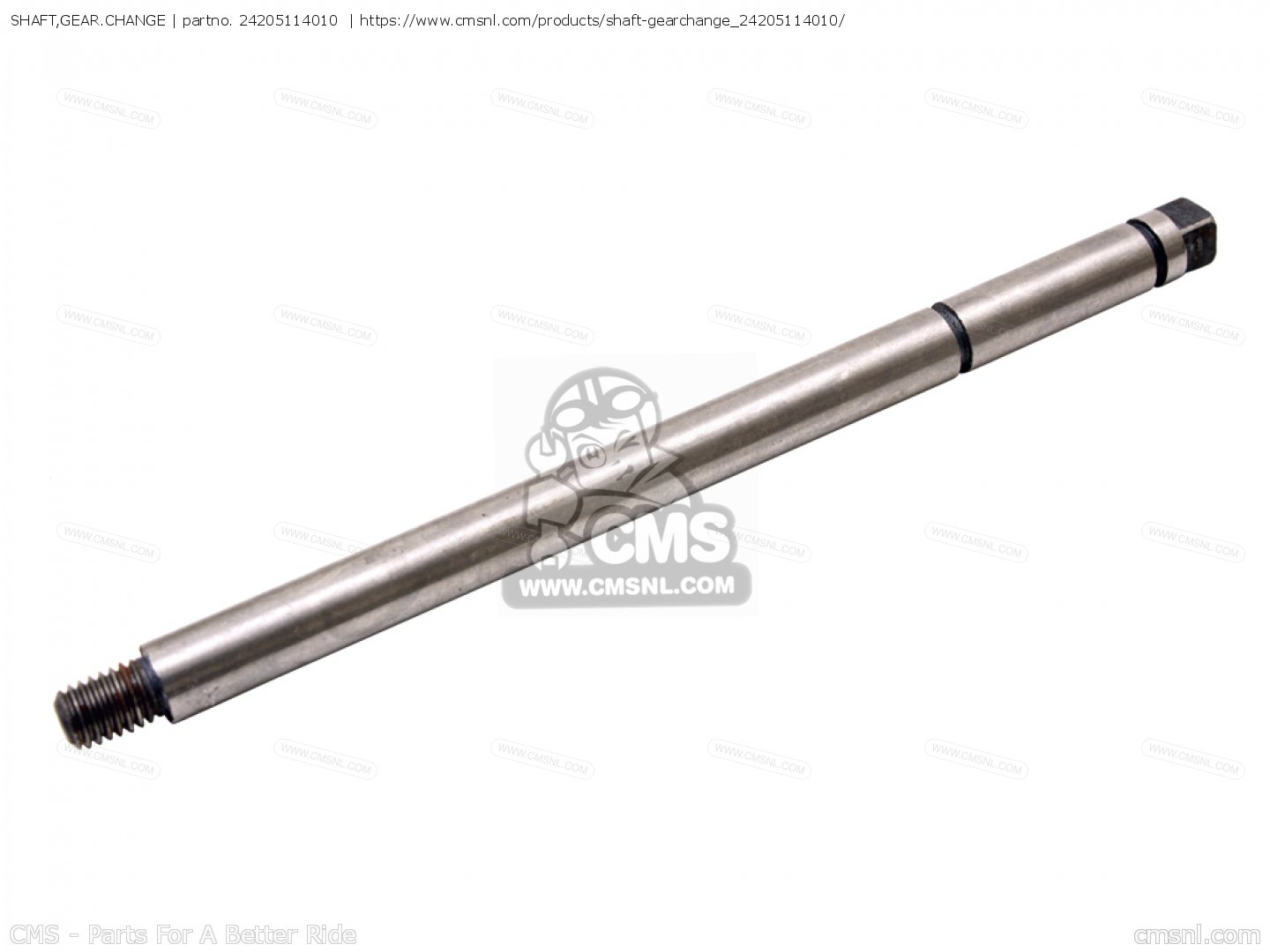 24205114010: Shaft,gear.change Honda - buy the 24205-114-010 at CMSNL