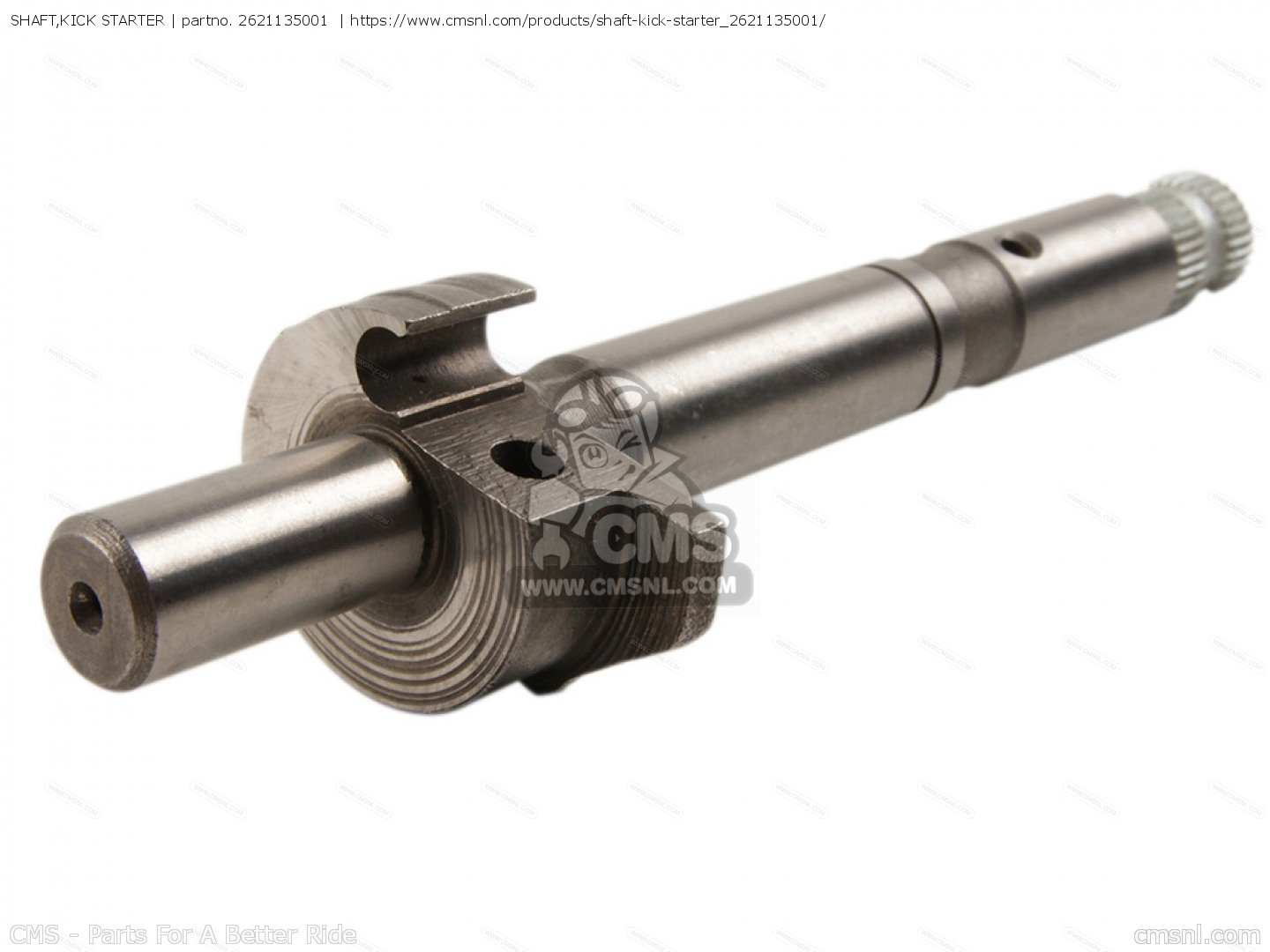 2621135001: SHAFT,KICK STARTER Suzuki - buy the 26211-35001 at CMSNL