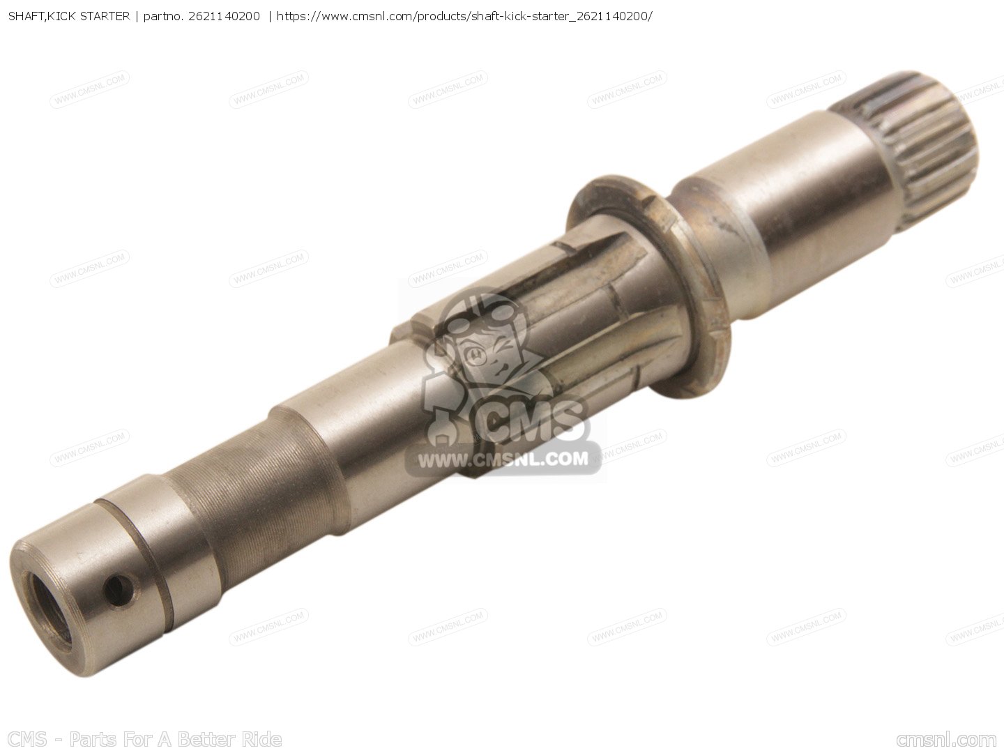 SHAFT,KICK STARTER for Suzuki - order at CMSNL