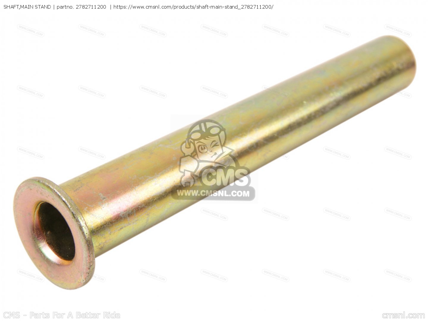 2782711200: SHAFT,MAIN STAND Yamaha - buy the 278-27112-00-00 at CMSNL