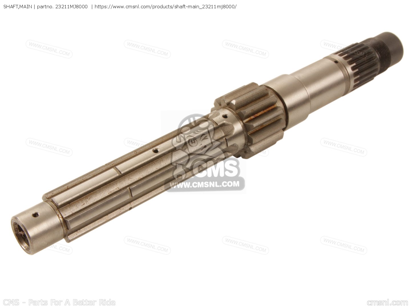 23211MJ8000: SHAFT,MAIN Honda - buy the 23211-MJ8-000 at CMSNL