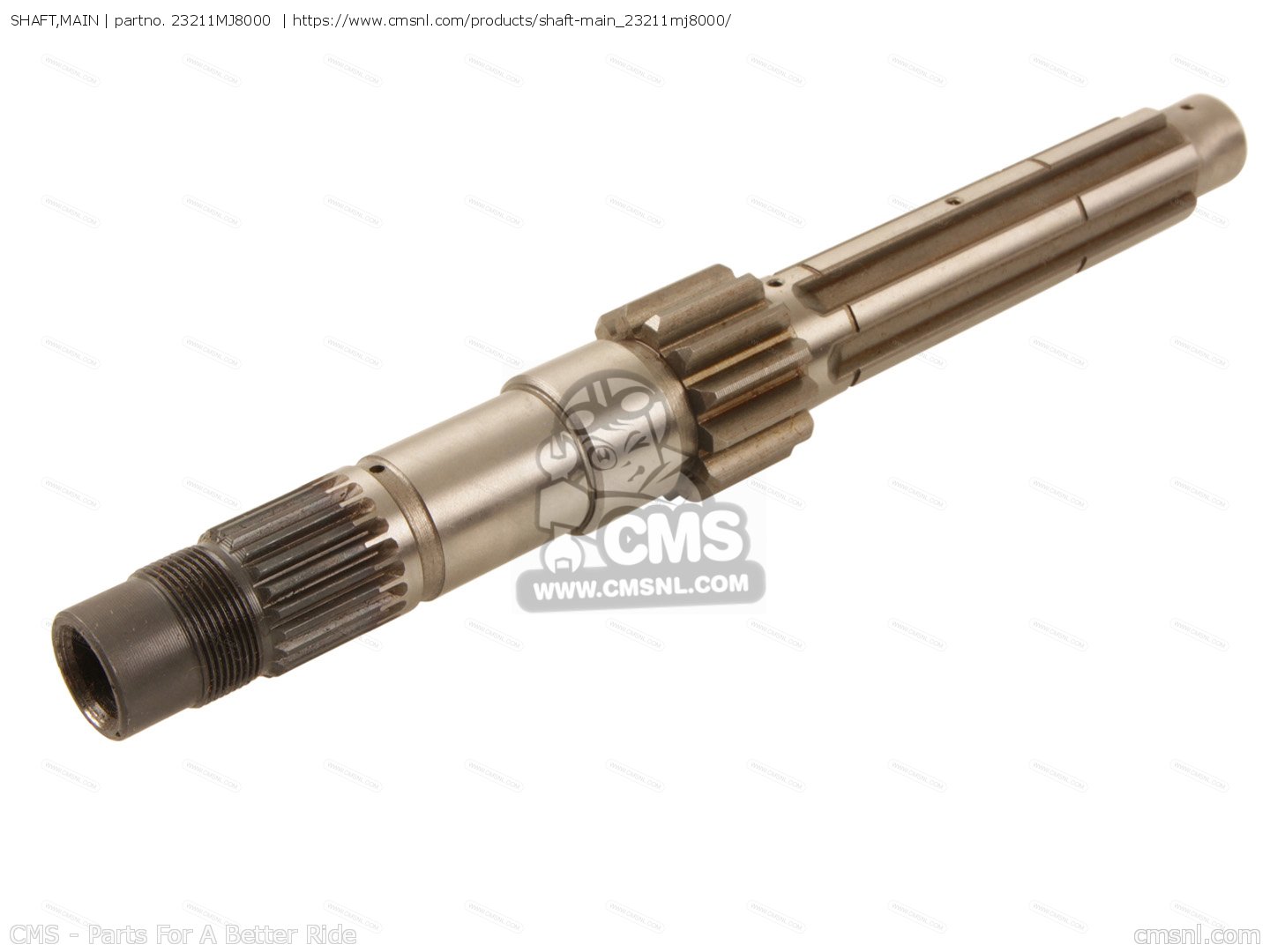 23211MJ8000: SHAFT,MAIN Honda - buy the 23211-MJ8-000 at CMSNL