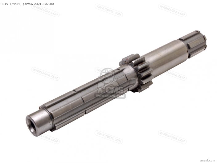 23211107000: SHAFT,MAIN Honda - buy the 23211-107-000 at CMSNL