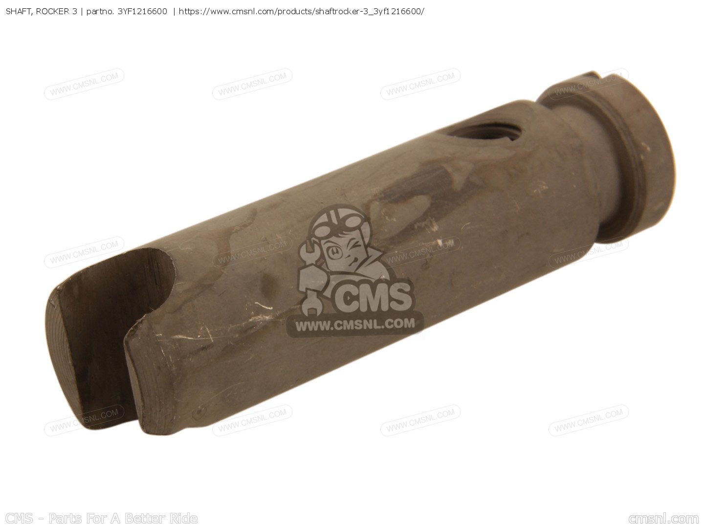 3YF1216600: Shaft, Rocker 3 Yamaha - buy the 3YF-12166-00-00 at CMSNL