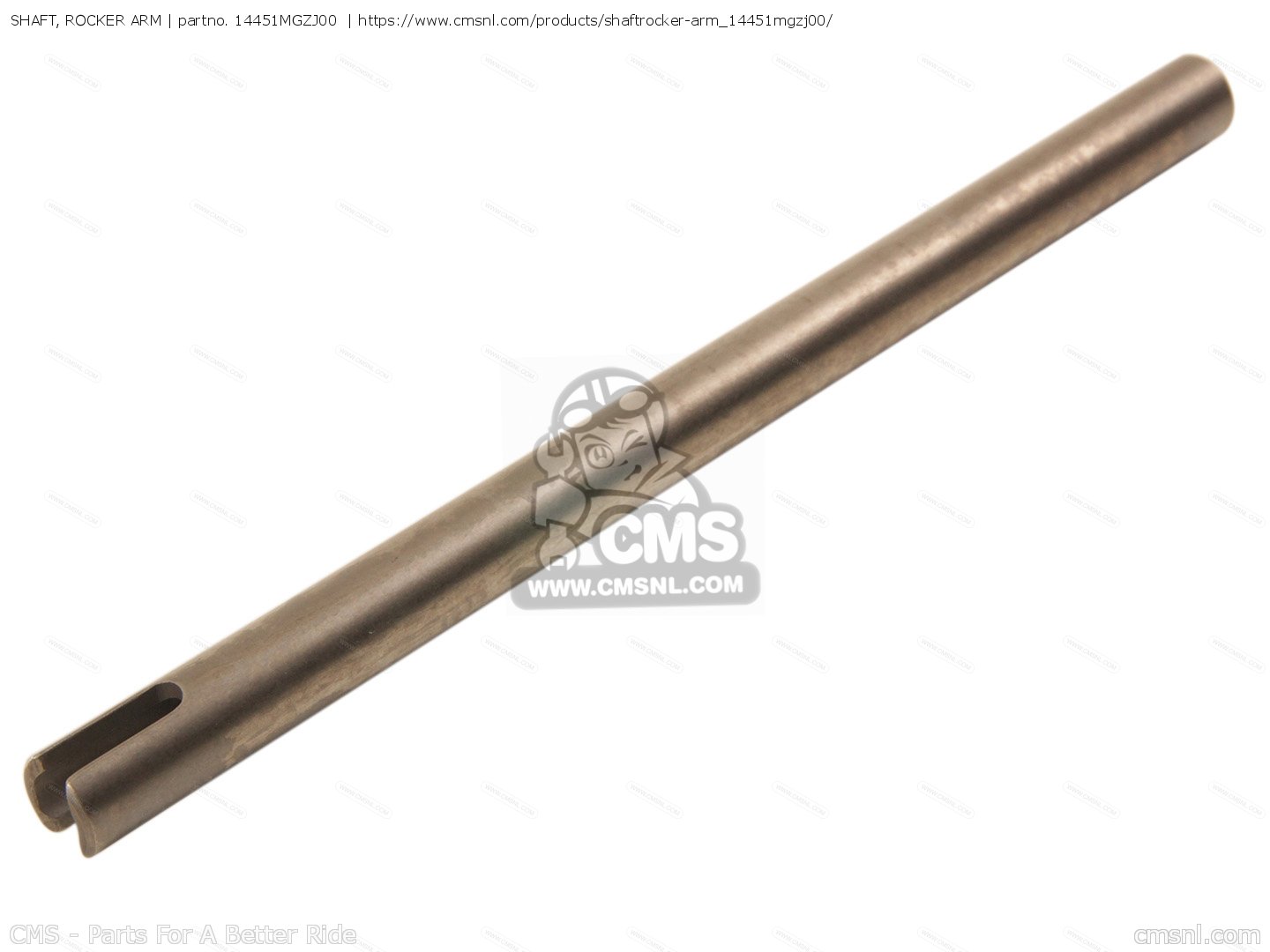 14451MGZJ00: SHAFT,ROCKER ARM Honda - buy the 14451-MGZ-J00 at CMSNL