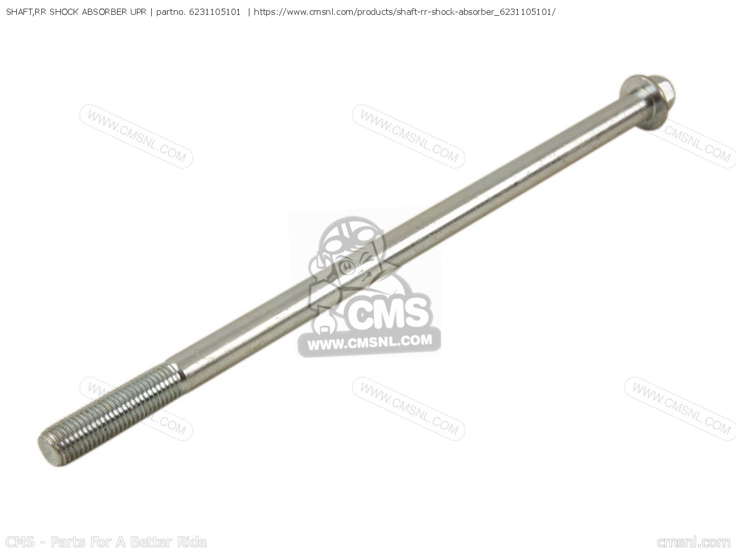 6231105101: SHAFT,RR SHOCK ABSORBER UPR Suzuki - buy the 62311-05101 at ...