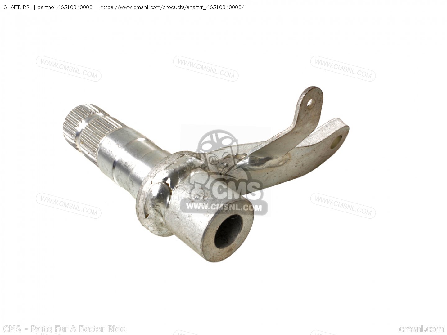 46510340000: Shaft, Rr. Honda - buy the 46510-340-000 at CMSNL