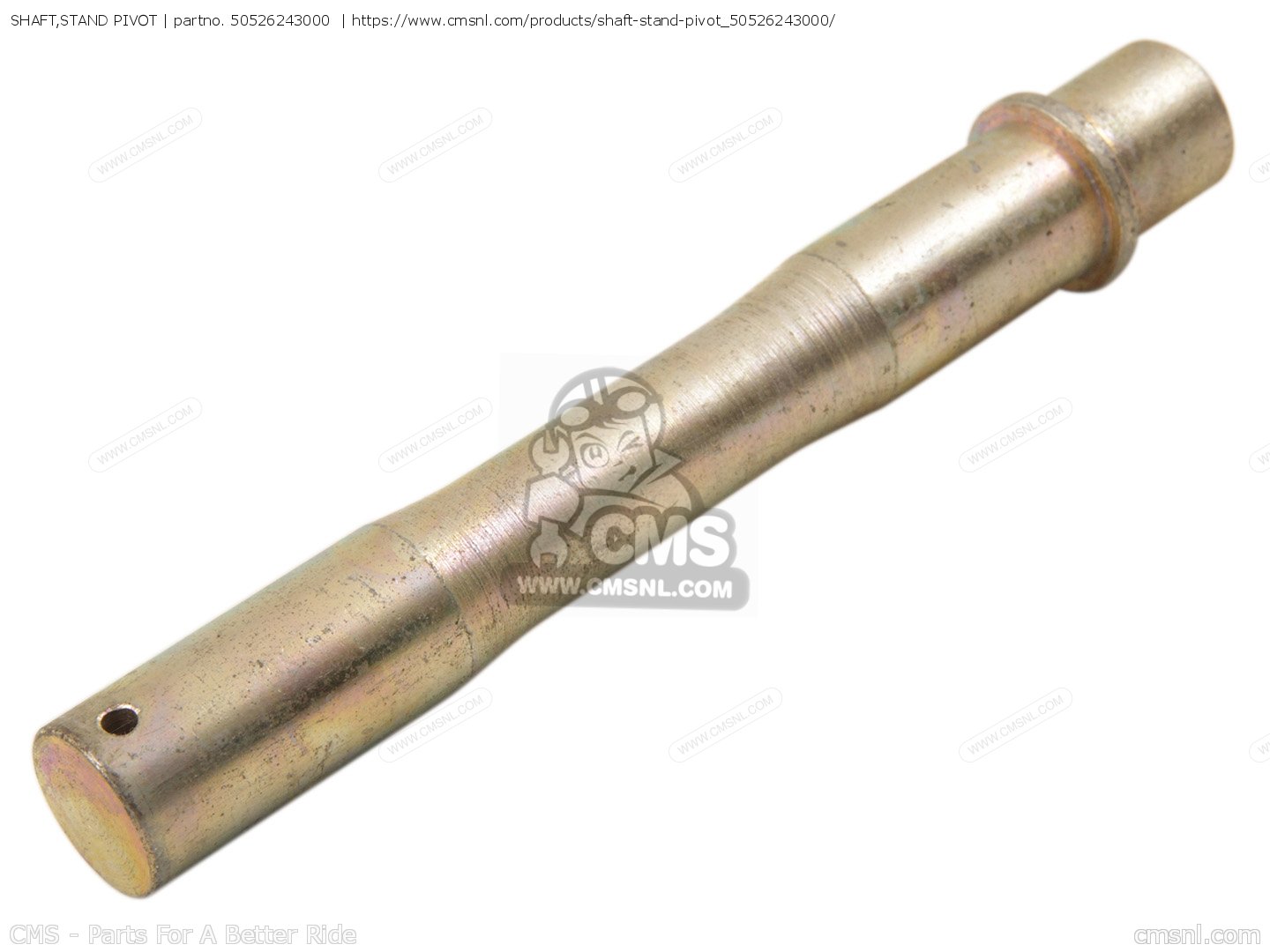 50526243000: SHAFT,STAND PIVOT Honda - buy the 50526-243-000 at CMSNL