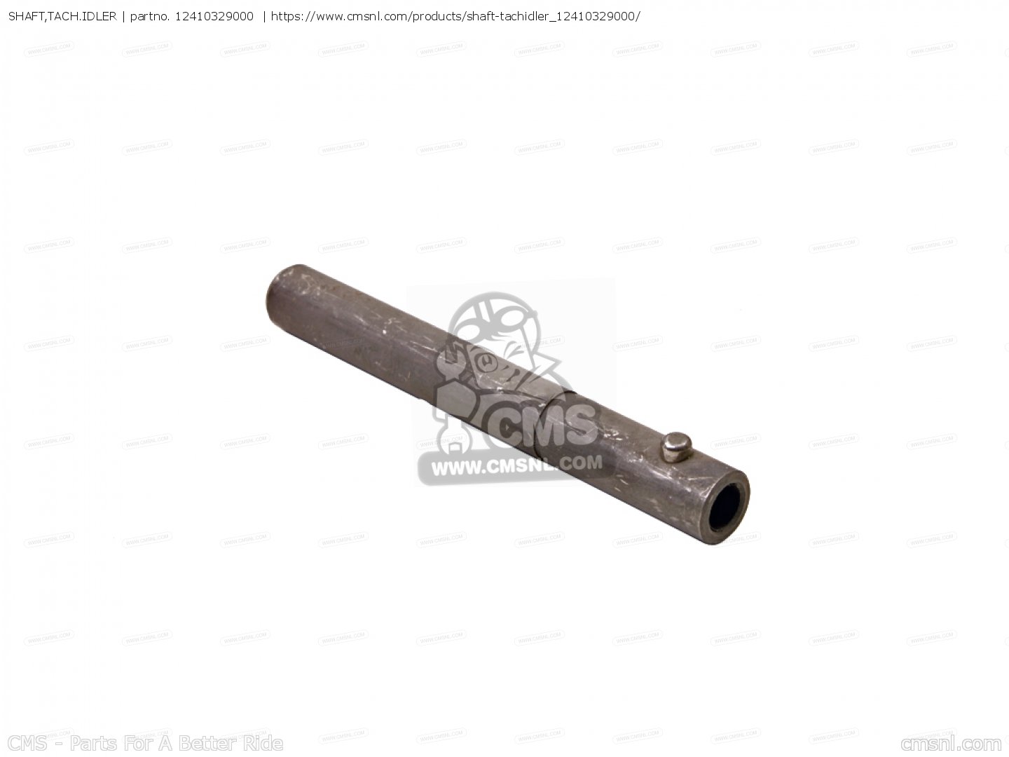 12410329000: Shaft,tach.idler Honda - buy the 12410-329-000 at CMSNL
