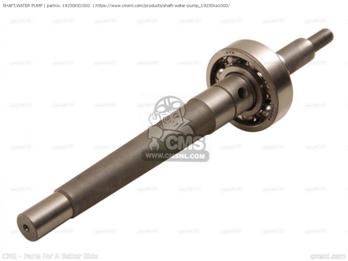 19230KE1000: Shaft,water Pump Honda - buy the 19230-KE1-000 at CMSNL