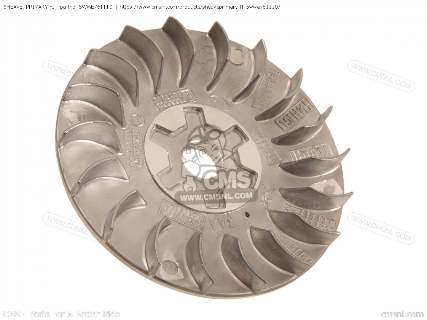 5WWE761110: SHEAVE, PRIMARY FI Yamaha - buy the 5WW-E7611-10-00 at CMSNL